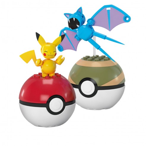 Mega Construx Pokemon Pack 2 Pokeballs surtidas