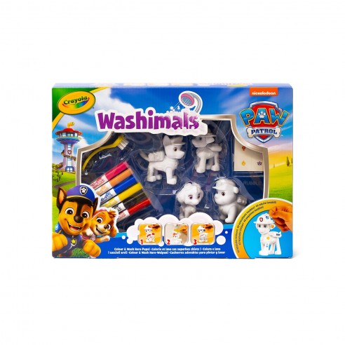 Washimals Set 4 mascots Paw Patrol Canina
