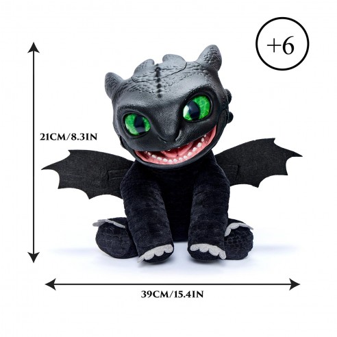 Real FX Toothless Plush