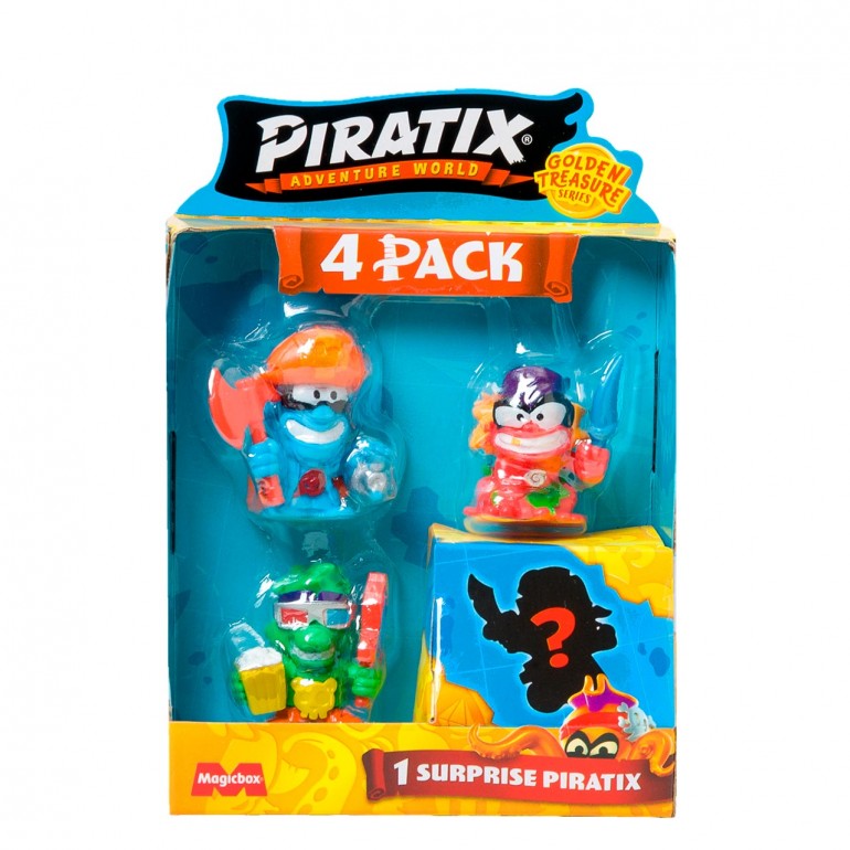 Piratix Golden Treasure Four pack