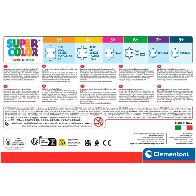 Puzzle Progresivo 4 en 1 Stitch